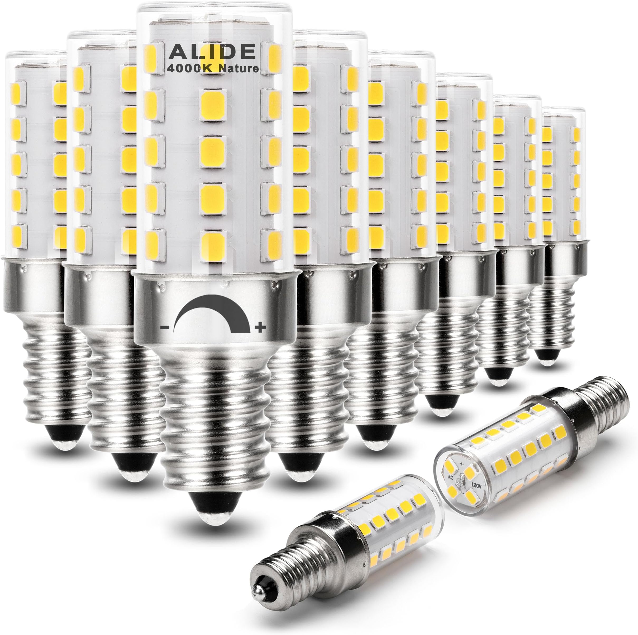 JSVSAL (4-Pack E12 LED Bulb 4W Equivalent to 30/40W Halogen Bulb, T3/T4 ...