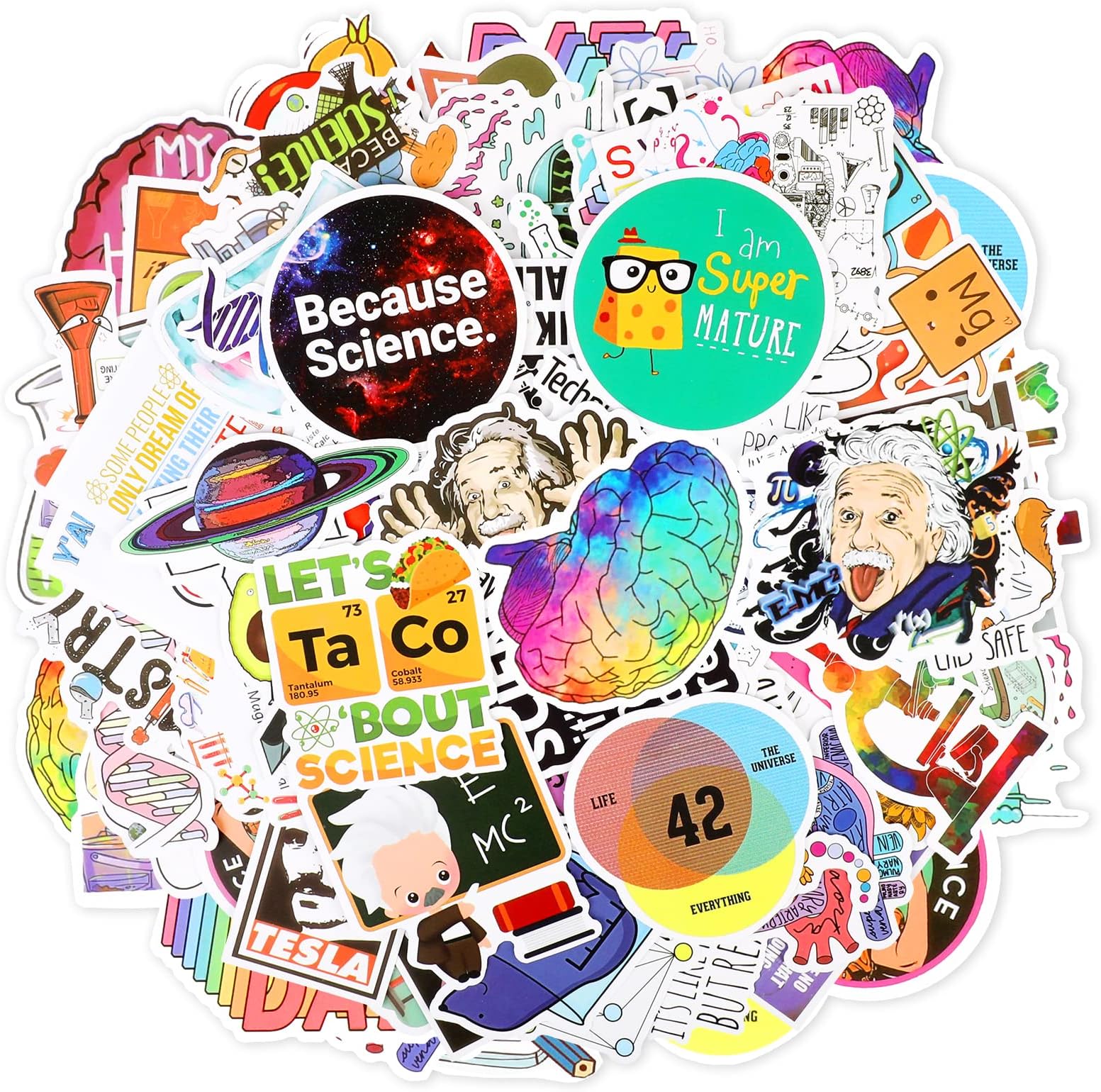 School Stickers Science Monster Stickers Made from 100% Gloss Recycled ...