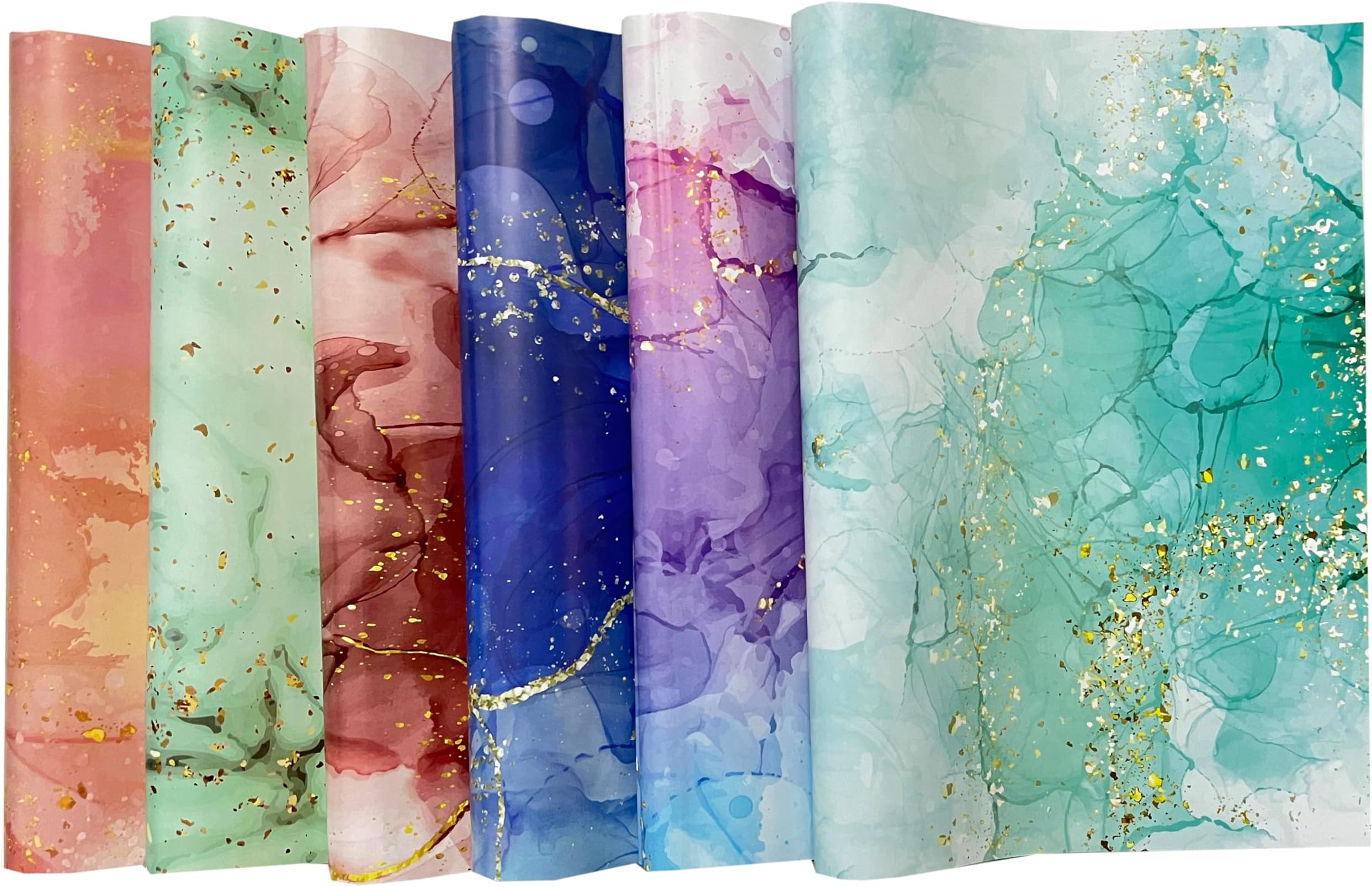 AccuPrints (Pack Of 12) Gift Wrapping Paper Sheet Paper Wrap Roll ...