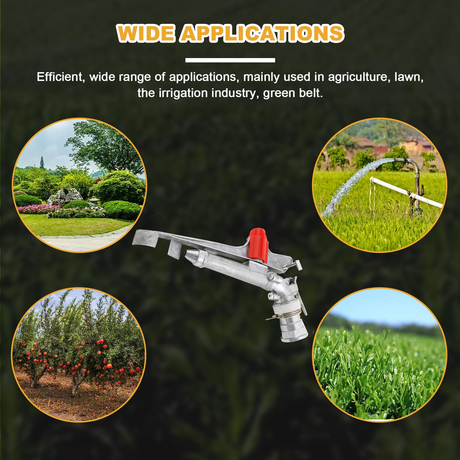 Snapklik.com : 2" Agriculture Farm Irrigation Sprinkler Lawn Sprinkler ...