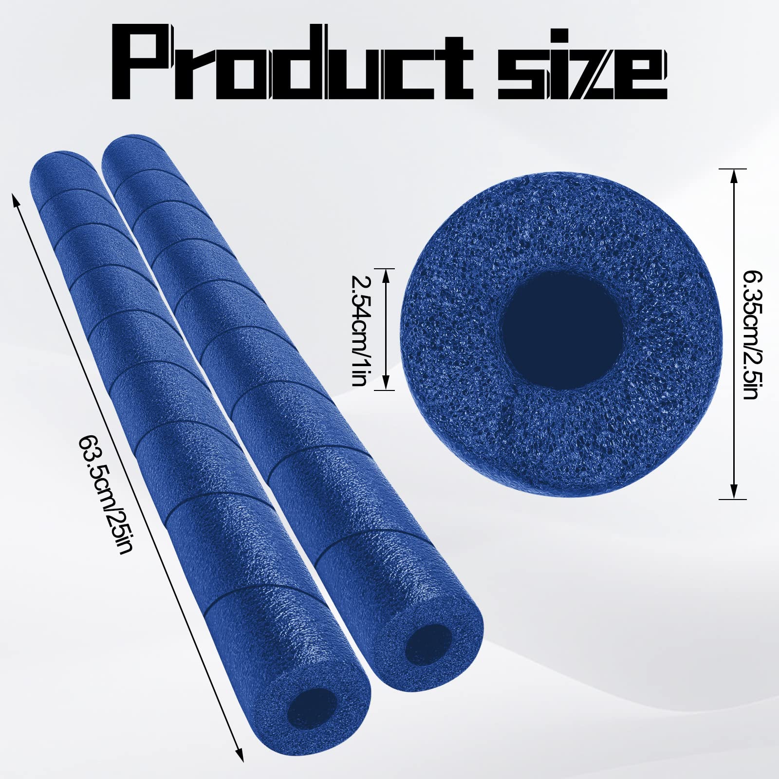 6 Pack 25 inches Pole Wrap Pipe Wrap Insulation Basement Pole Padding ...