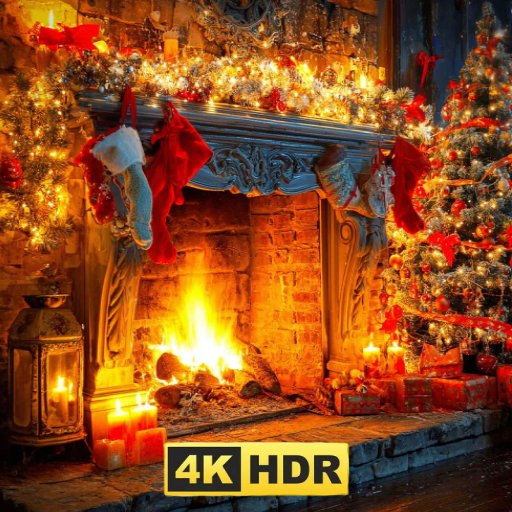 CHRISTMAS FIREPLACE SCREENSAVER 4K - App on Amazon Appstore