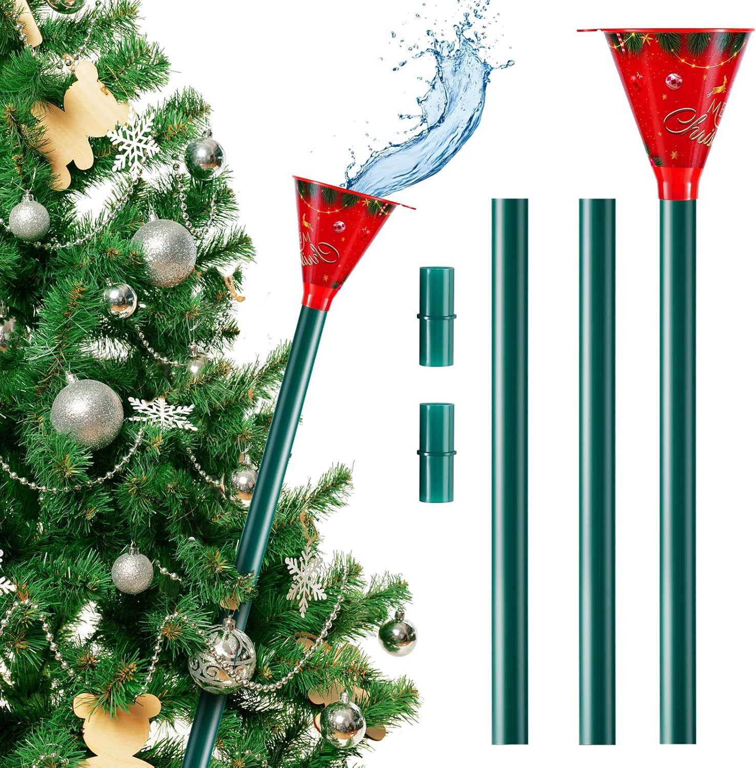 Amazon.com: VICAMB 39.3 Inch Christmas Tree Watering Funnel,Christmas ...