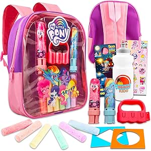 Amazon.com | Little Pony Activity Backpack - Bundle with 10" My Pony ...