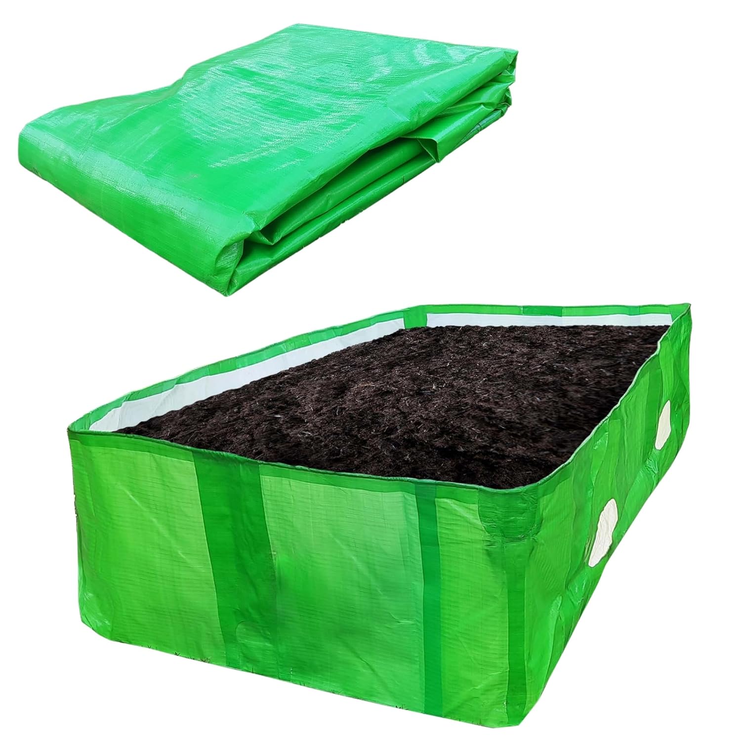 Singhal HDPE UV Stabilized Vermi Compost Bed 450 GSM, 8x4x2 Ft, 100% ...