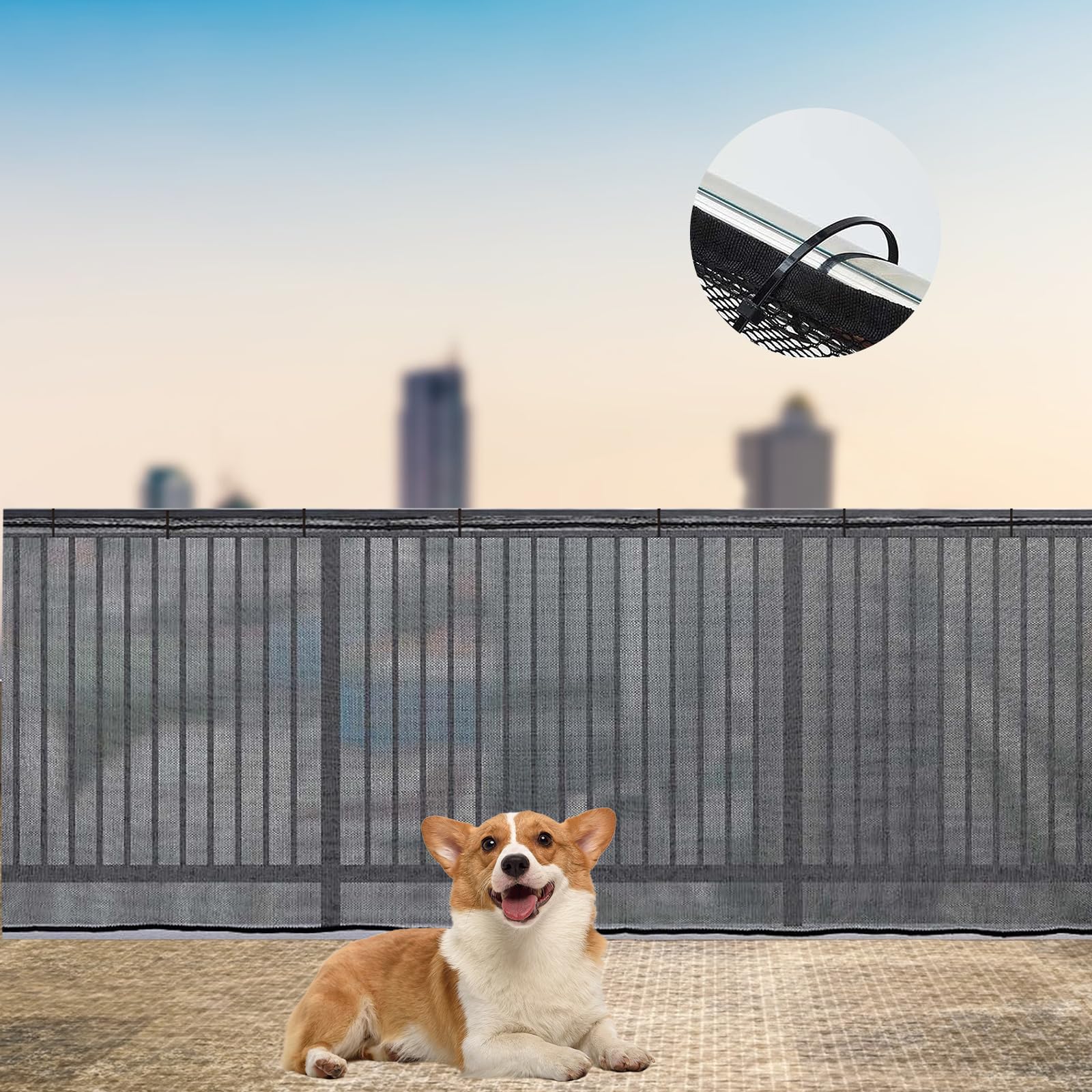 Snapklik.com : JINGHANGER Balcony Netting For Pets Stairway Net For ...