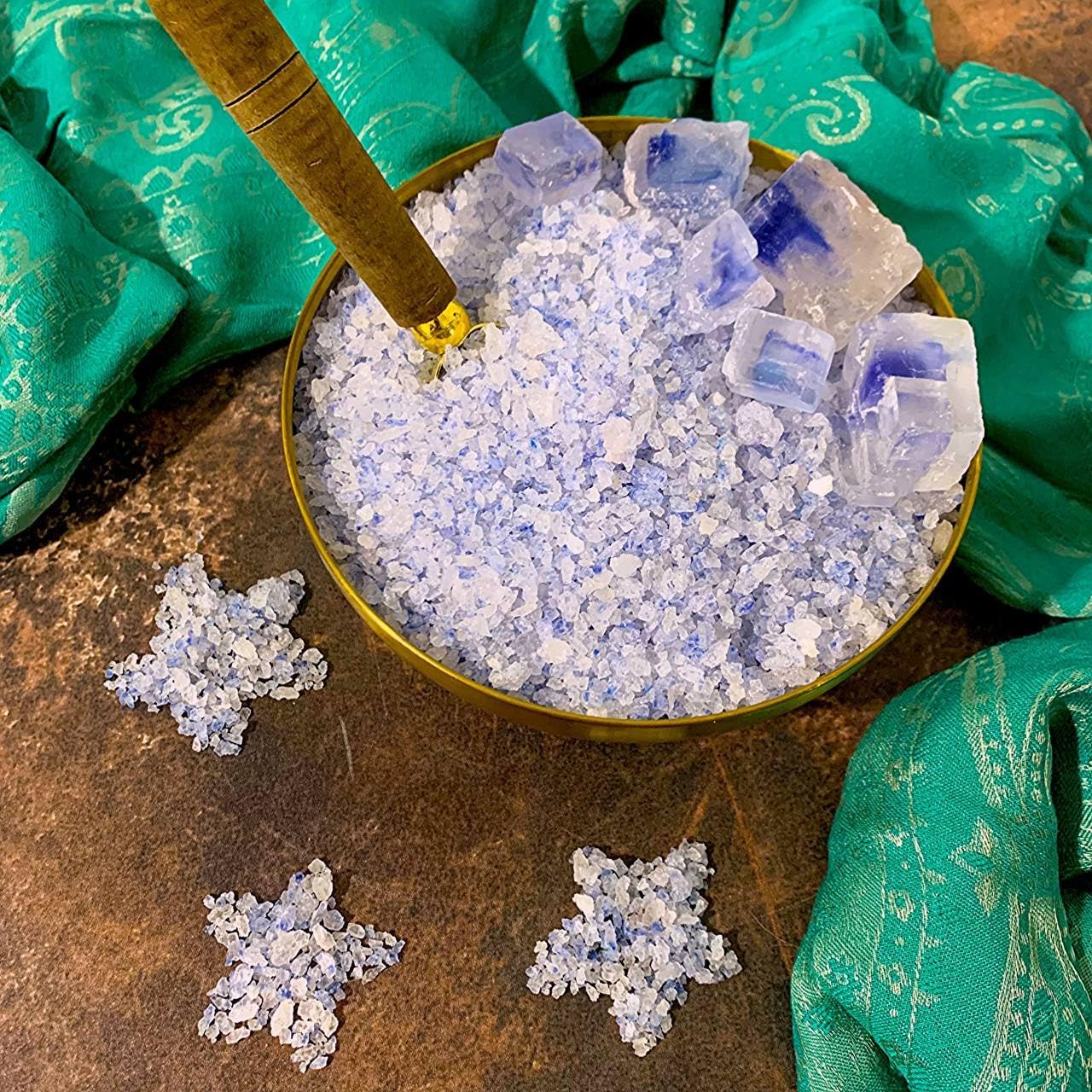 Amazon.com : 100-Gr Premium Blue Salt – Coarse, Rare Mineral Salt, High ...