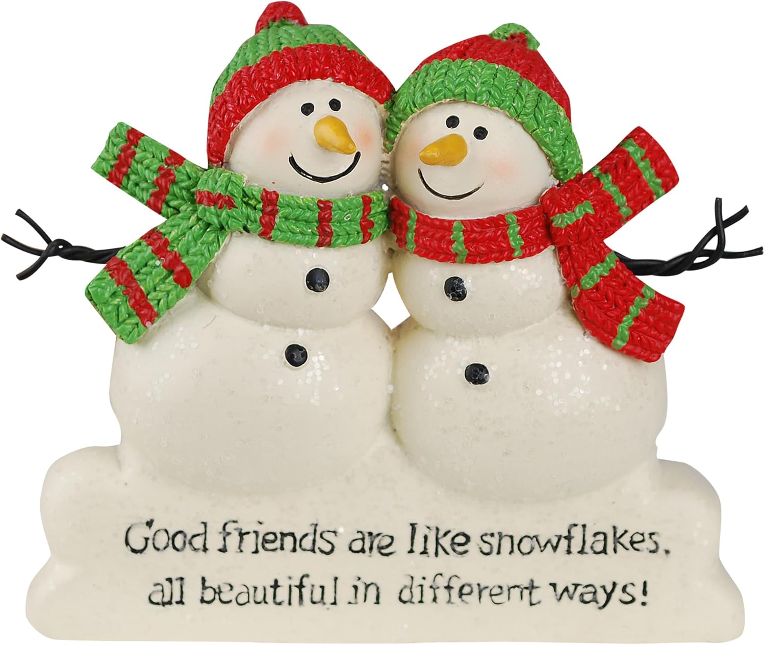 Amazon.com: Blossom Bucket 178-11303 Good Friends' Snowmen Couple Home ...