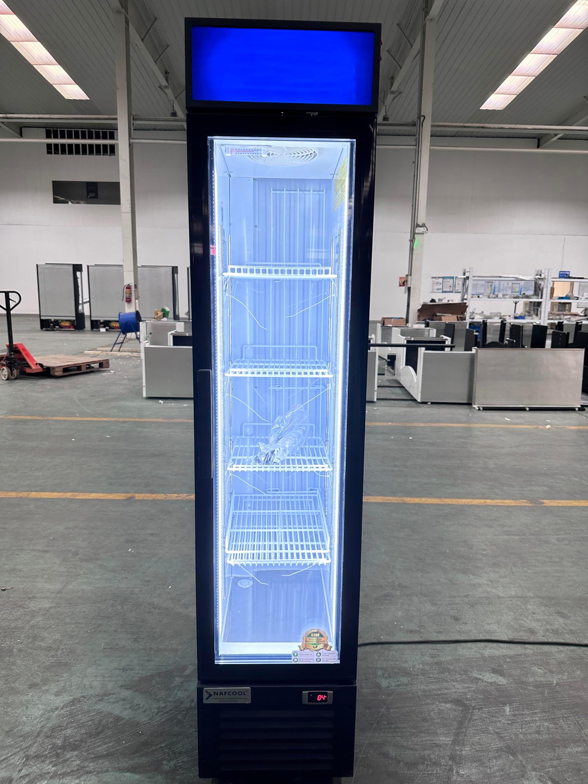 Amazon.com: NAFCOOL Commercial Beverage Freezer,One Glass Door ...