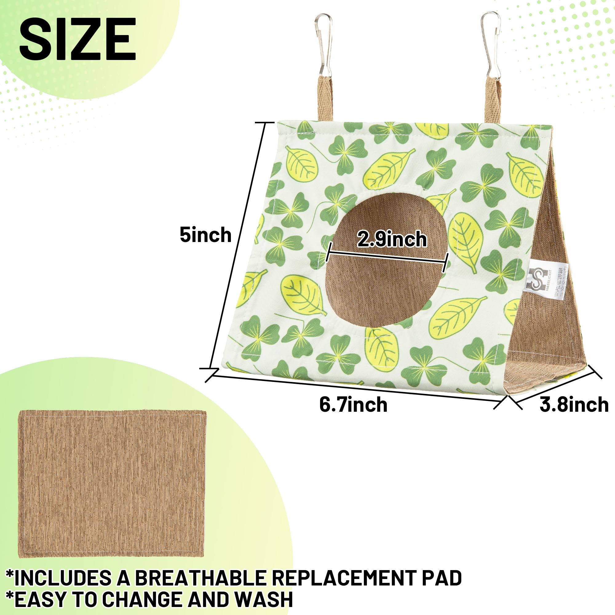 Bird Bed Breathable Bird Hammock Tent - Cozy Snuggle Hut For Parakeets ...