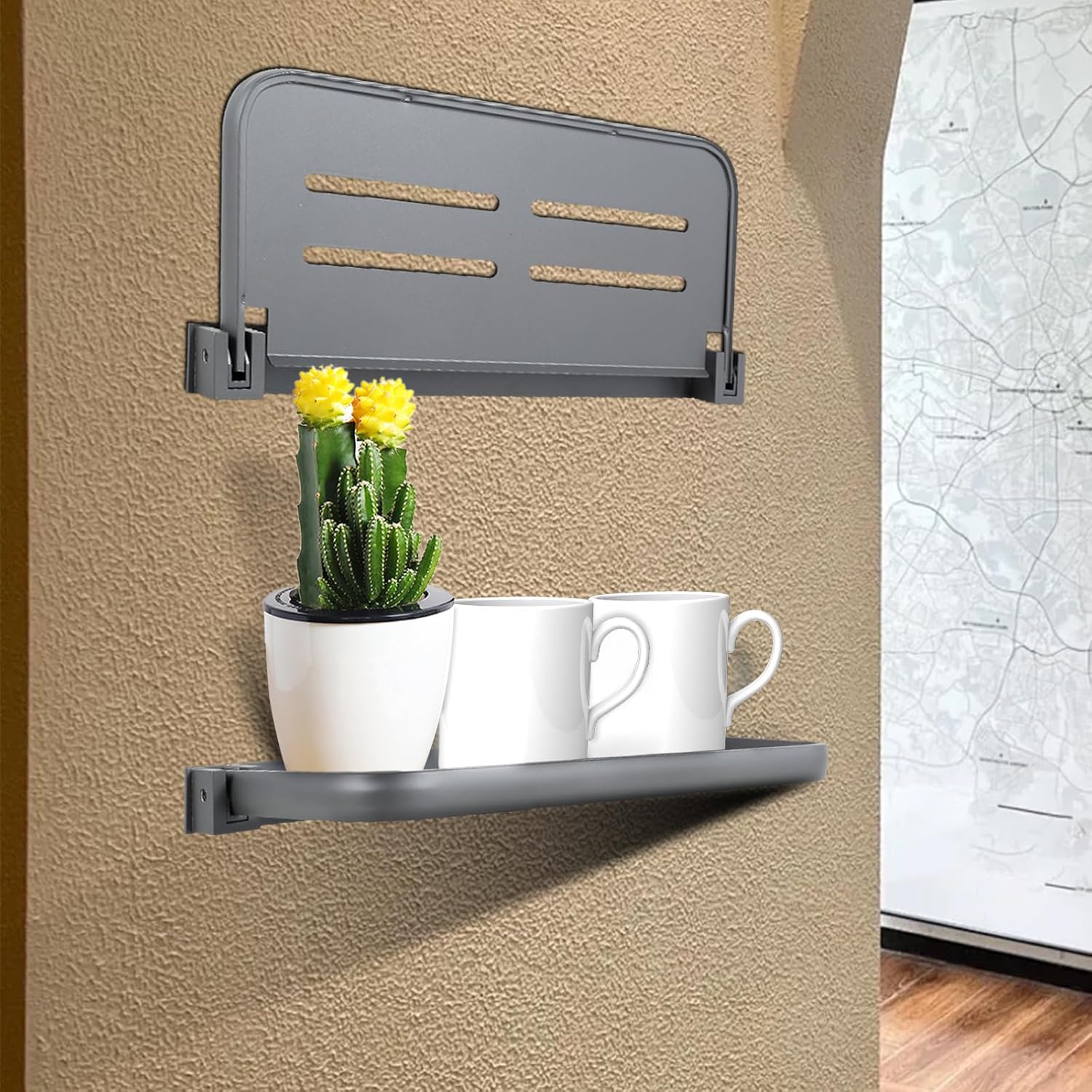 Amazon.com: 2Pcs RV Foldable Shelf, RV Aluminum Drop Down Shelf, Space ...