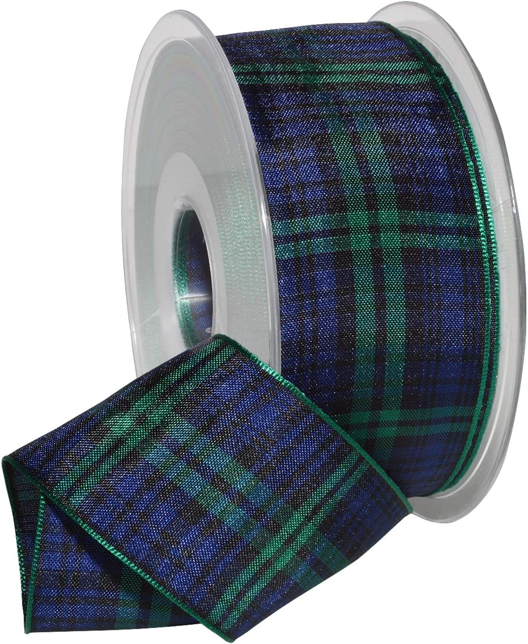 Amazon.com: Ribbli Black Watch Tartan Ribbon,1-1/2 Inches x Continuous ...