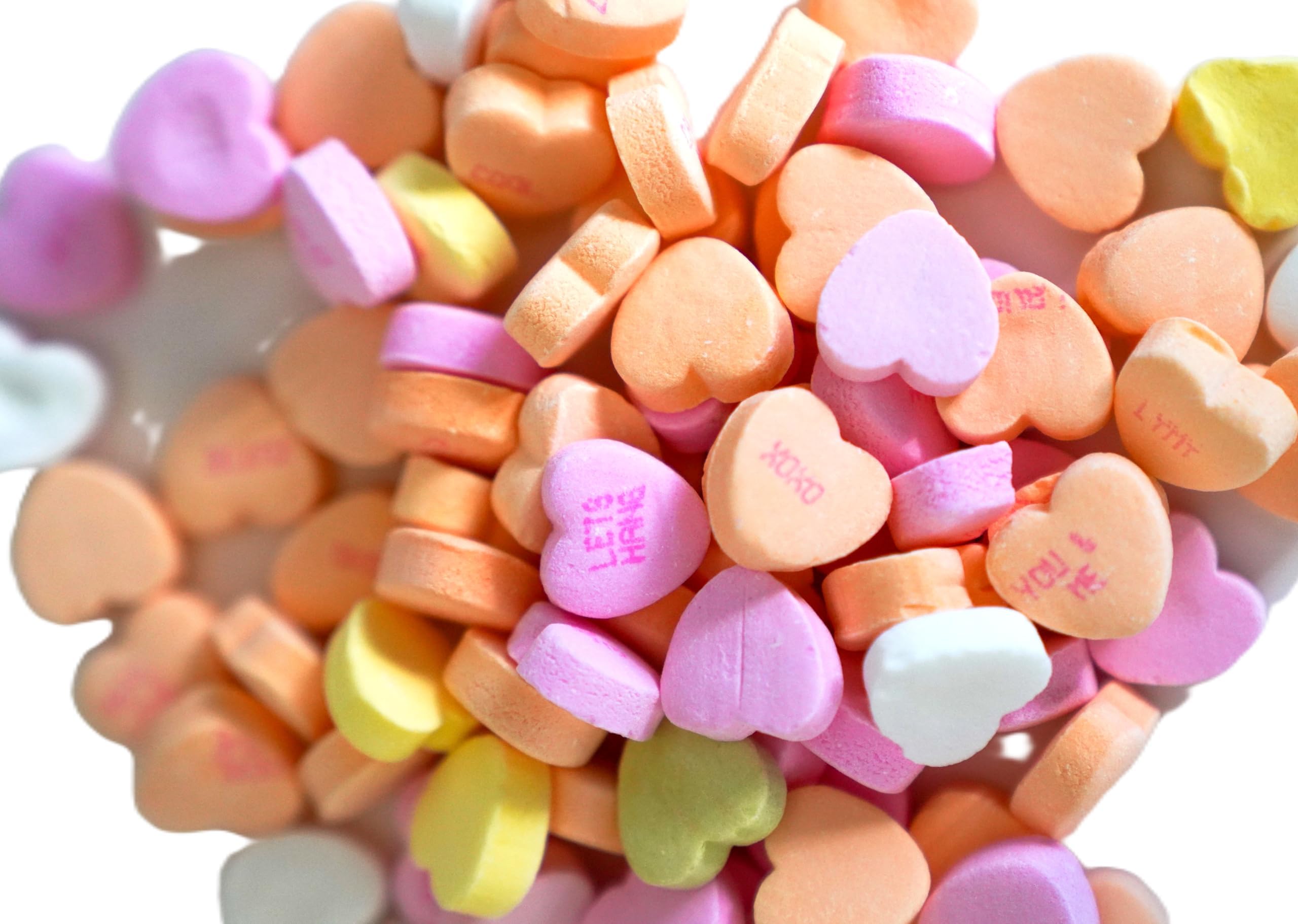 Amazon.com : Small Conversation Hearts - 20 oz of Valentine's Day ...