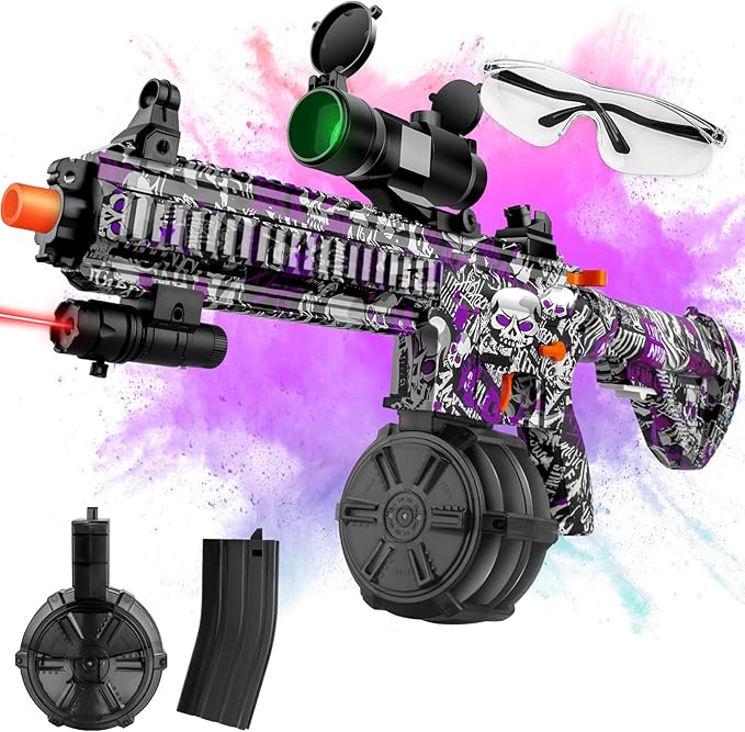 Amazon.com: Large Gel Splatter Blaster for Orbeez with Goggles Suitable ...