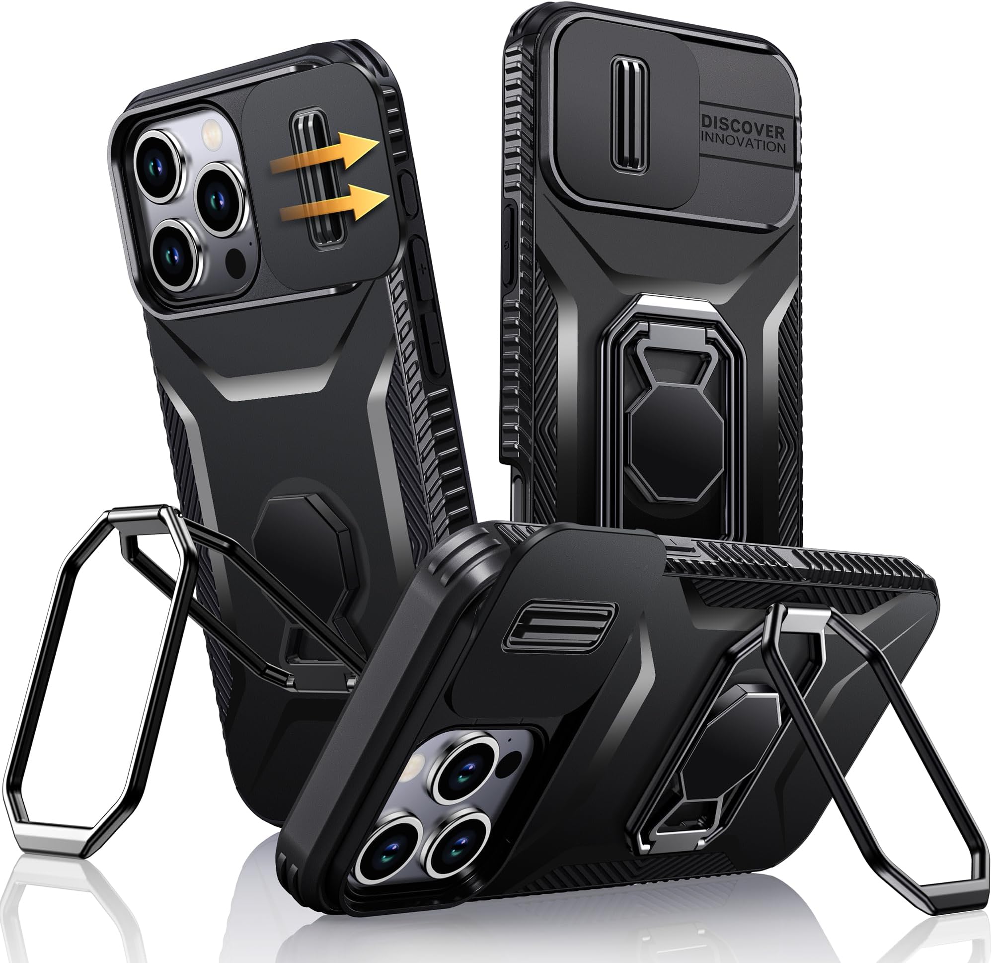 Amazon.com: XYZ for iPhone 16 Pro Case with Stand, Phone Case with ...