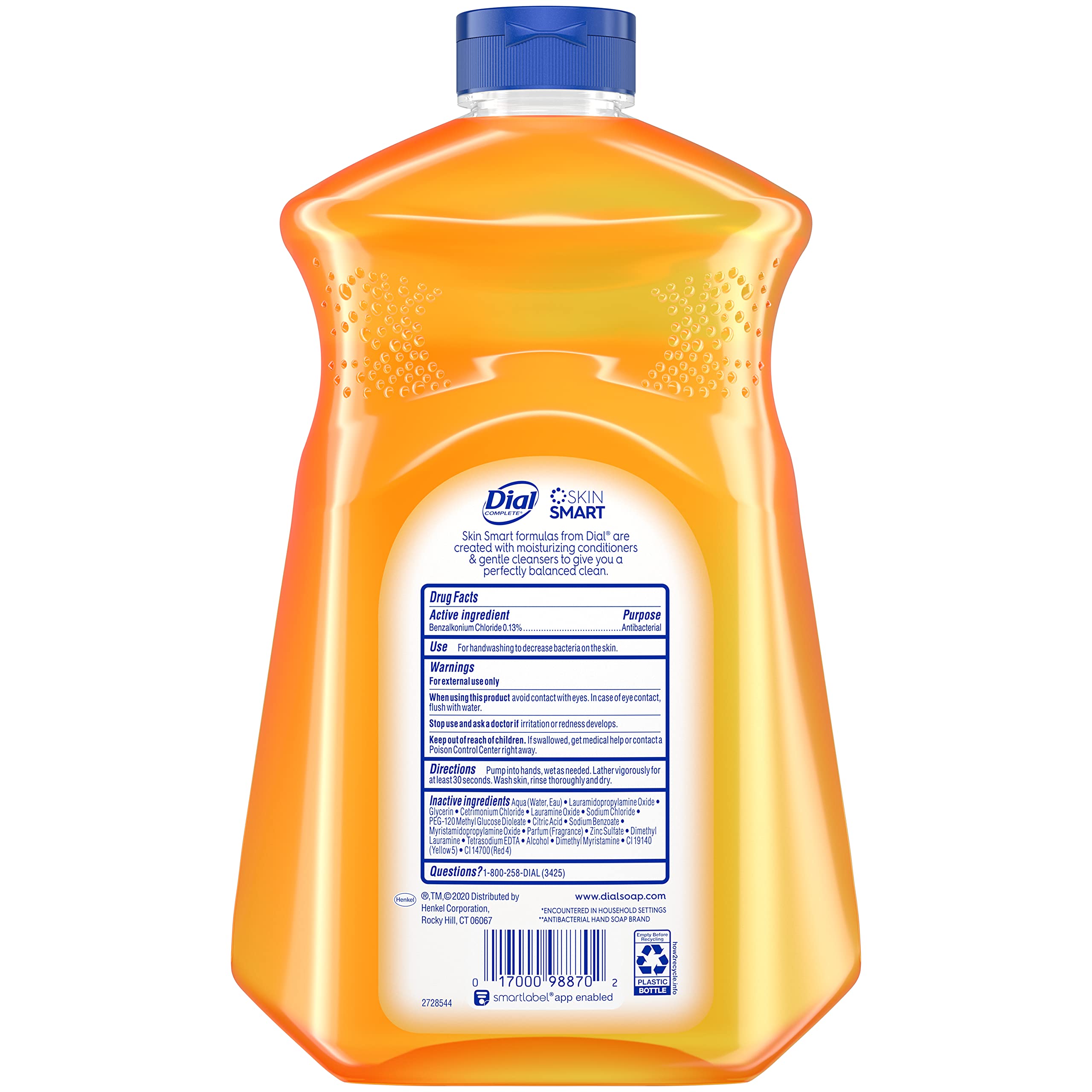 Snapklik.com : Dial Complete Antibacterial Liquid Hand Soap Refill ...