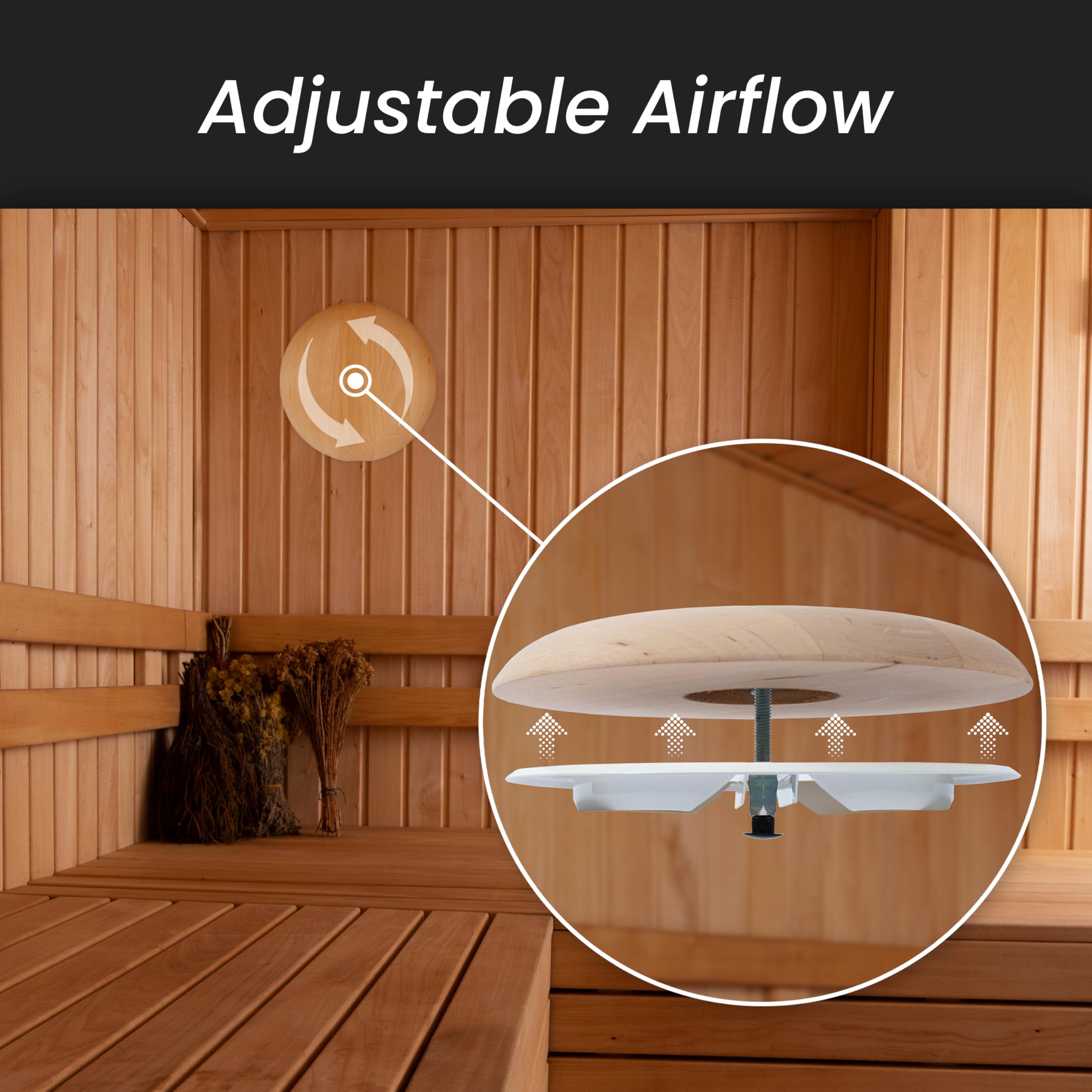 Snapklik.com : Repa Market Ø5" Inch Wooden Air Diffuser - Adjustable ...