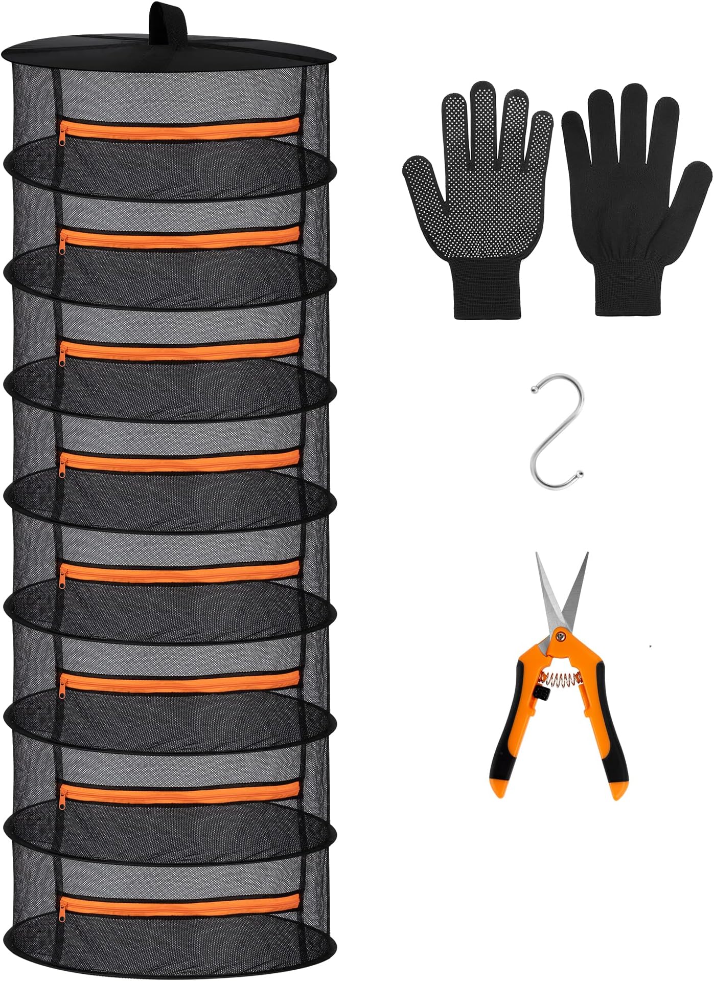 Amazon.com: HOACCIR Herb Drying Rack Hanging, 6 Layers Mesh Drying Rack ...