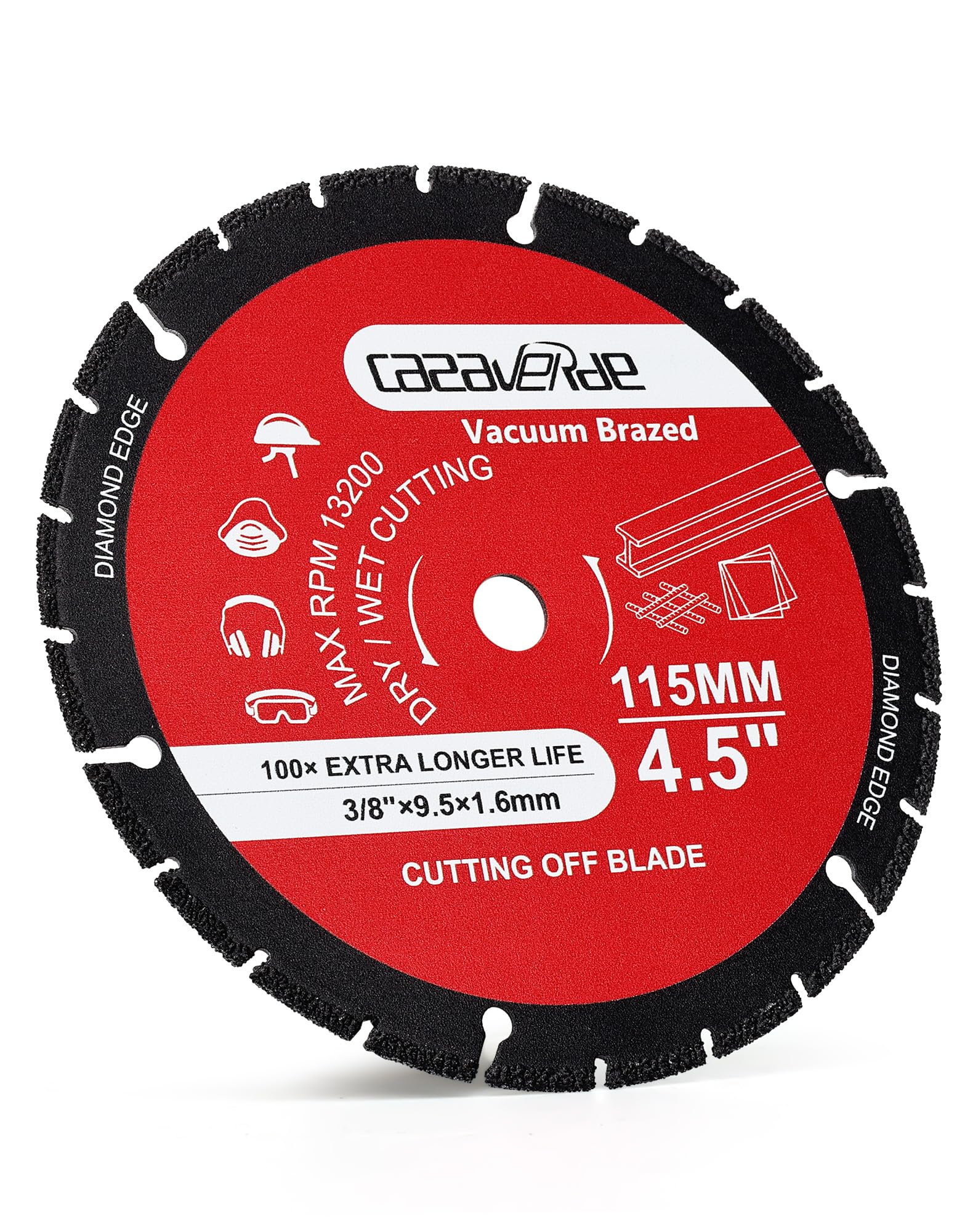 Snapklik.com : Casaverde 4.5" Diamond Cutting Wheel For Metal,Diamond ...