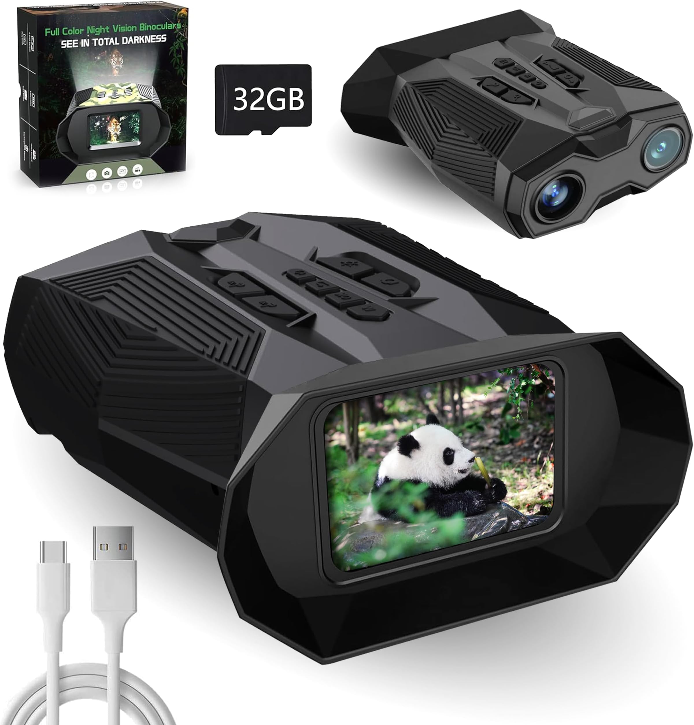 Amazon.com: 4K Digital Night Vision Goggles,Infrared Night Vision ...