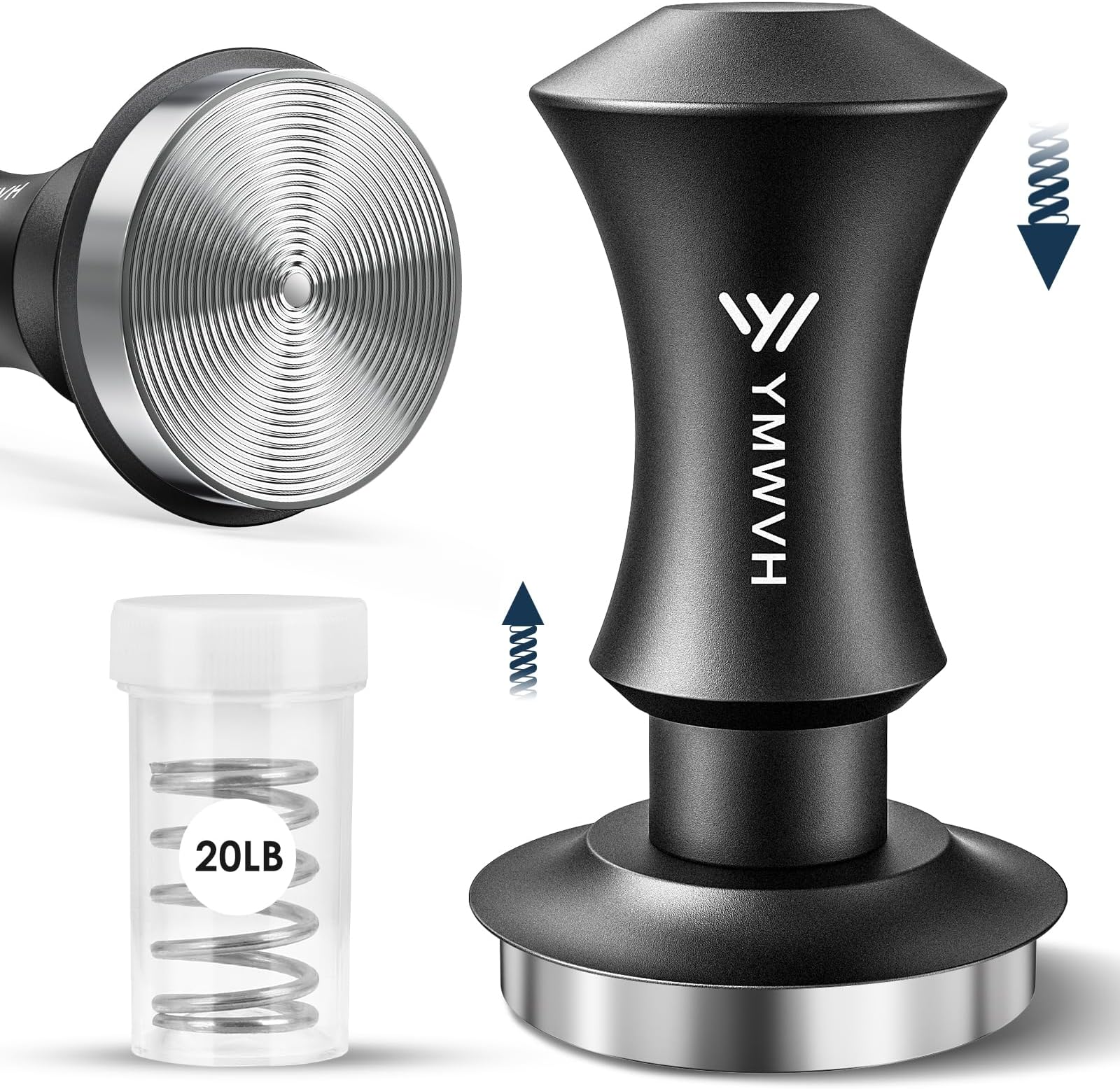 LuxHaus Espresso Tamper - 53mm Calibrated Coffee Tamper for Espresso ...