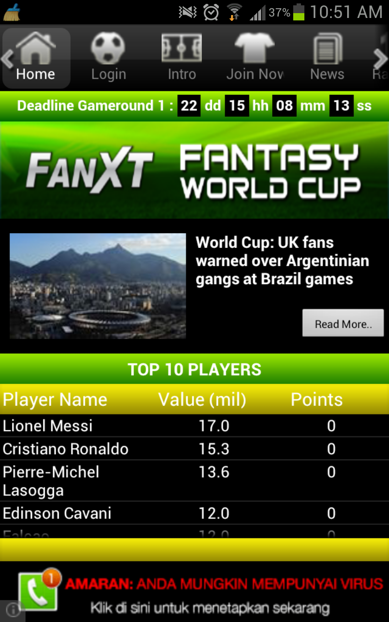 Fantasy World Cup:Amazon.com:Appstore for Android