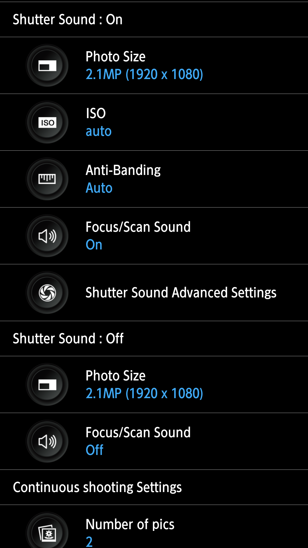 HD Camera Pro - silent shutter - App on Amazon Appstore