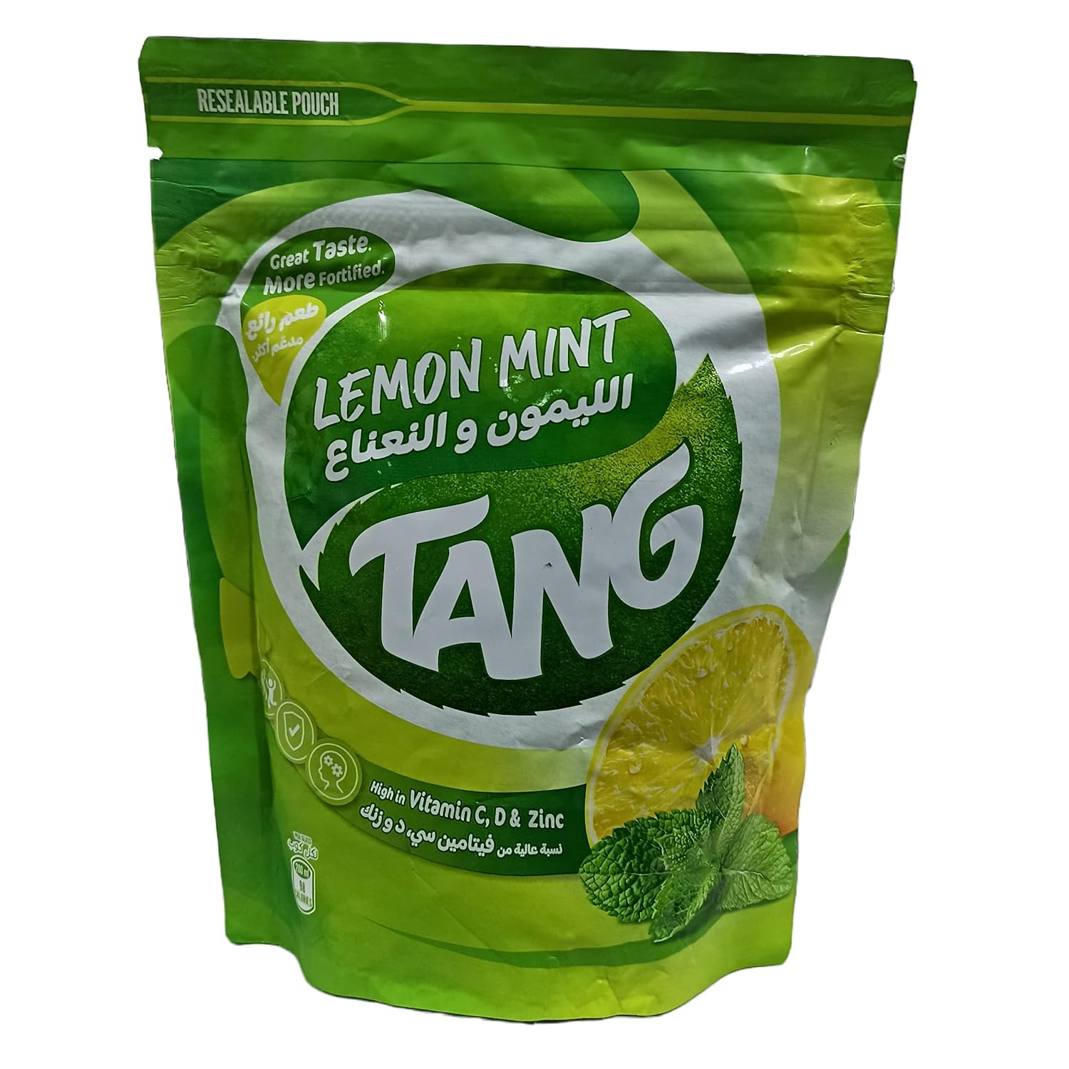 Tang Lemon and Mint Drink Powder with Resealable Pouch, 375g : Amazon ...