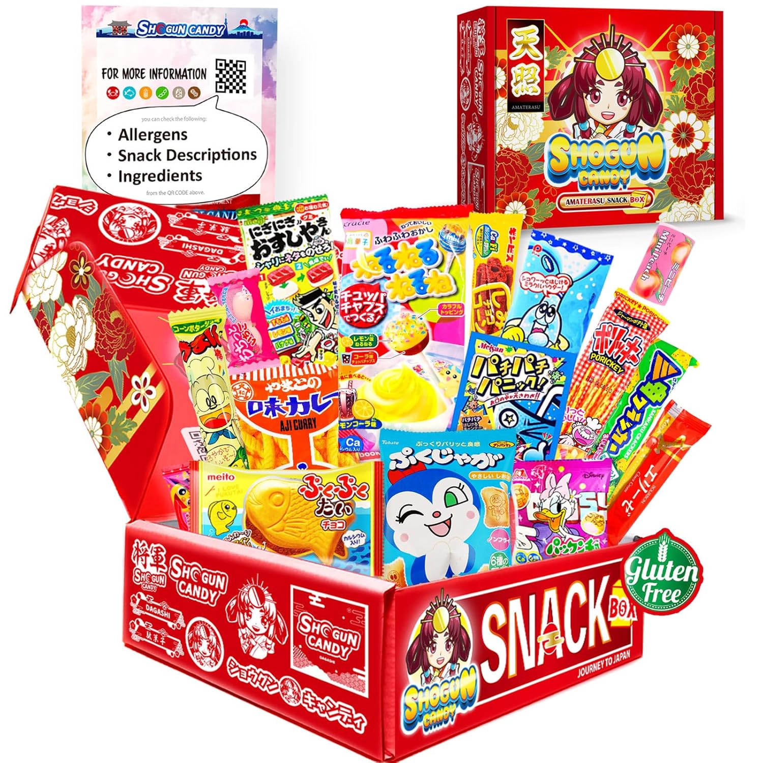 Amazon.com : SHOGUN CANDY, Japanese Snacks and Japanese Candy Box ...