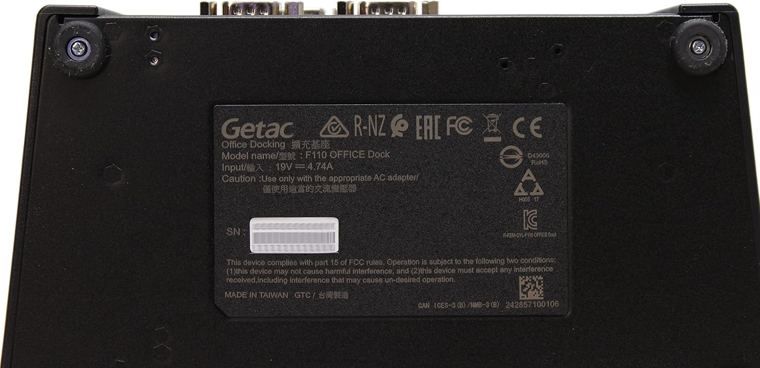 Buy Getac F110 Office Dock Station with AC Adapter GDOFU5 Online at ...