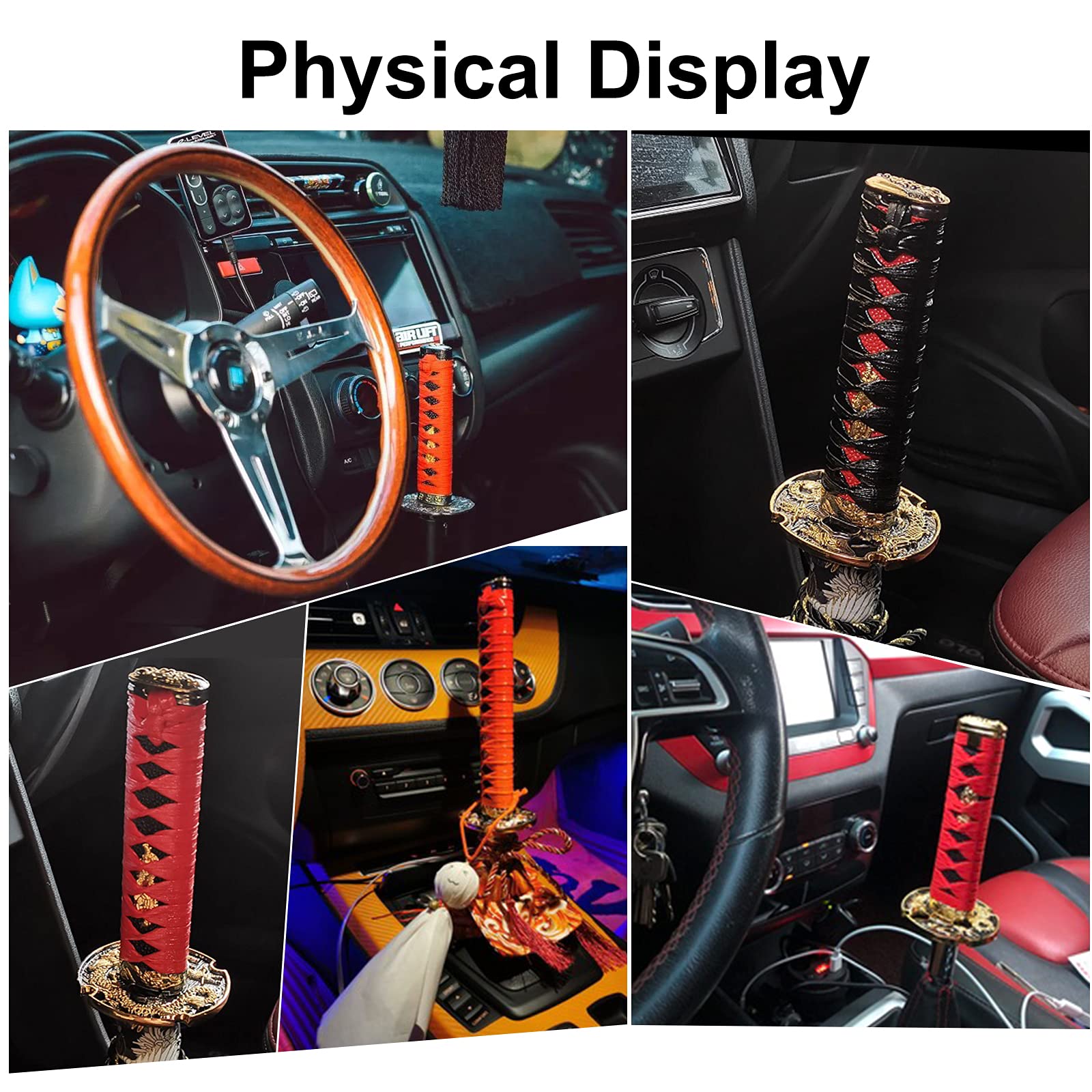 Snapklik.com : GSTP Katana Shift Knob Samurai Sword Universal For ...