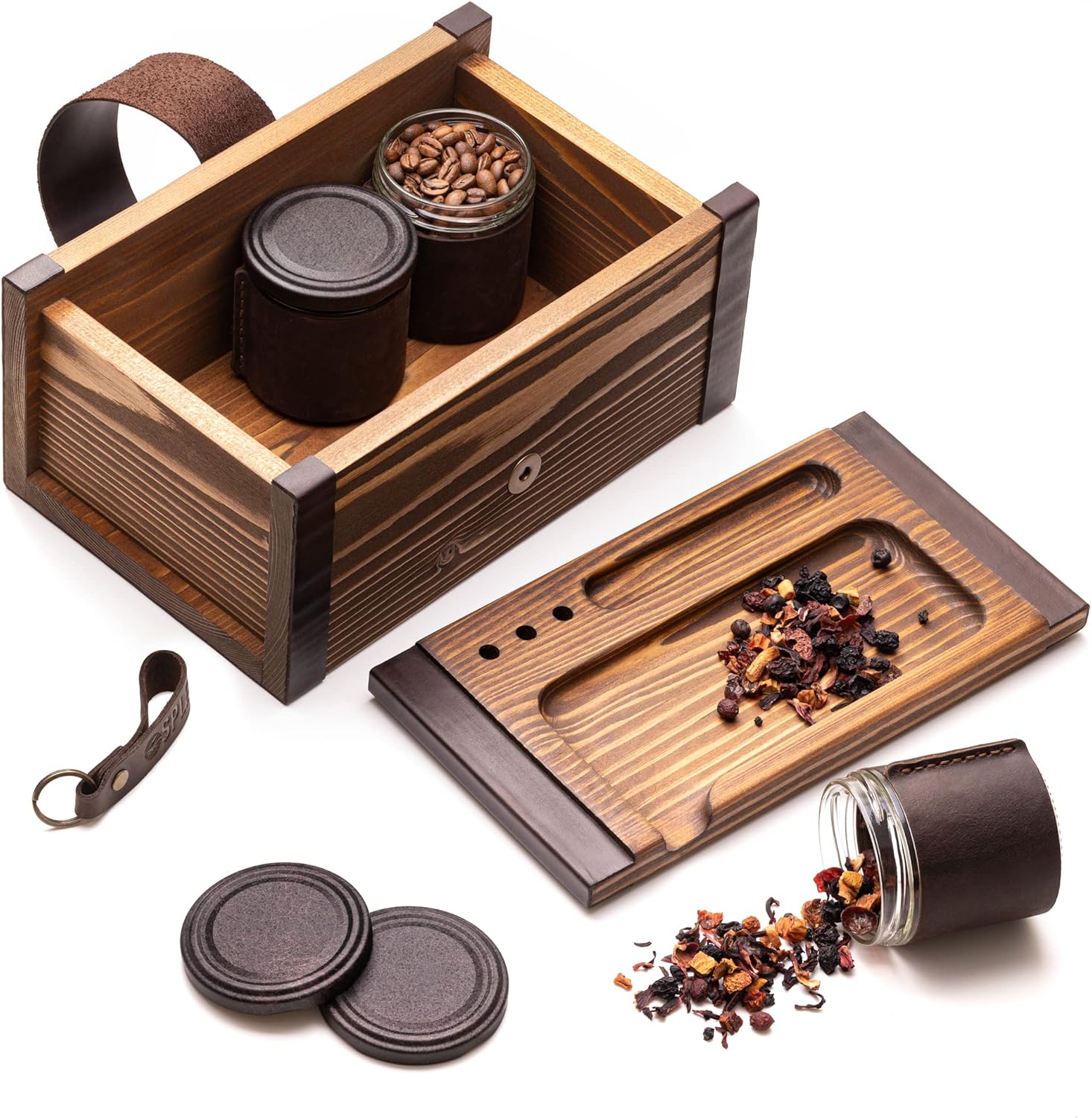 Amazon.com: SPLENDSTOR Large Kit - Wooden Storage Box with Decorative ...