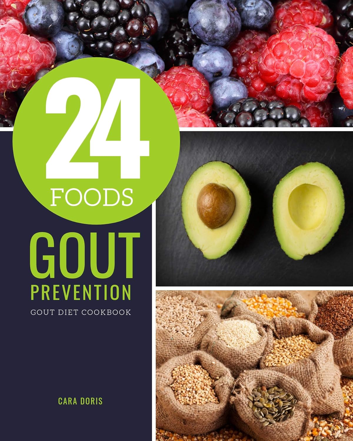 24 Foods Gout Prevention 2021: Gout Diet Cookbook eBook : DORIS, CARA ...