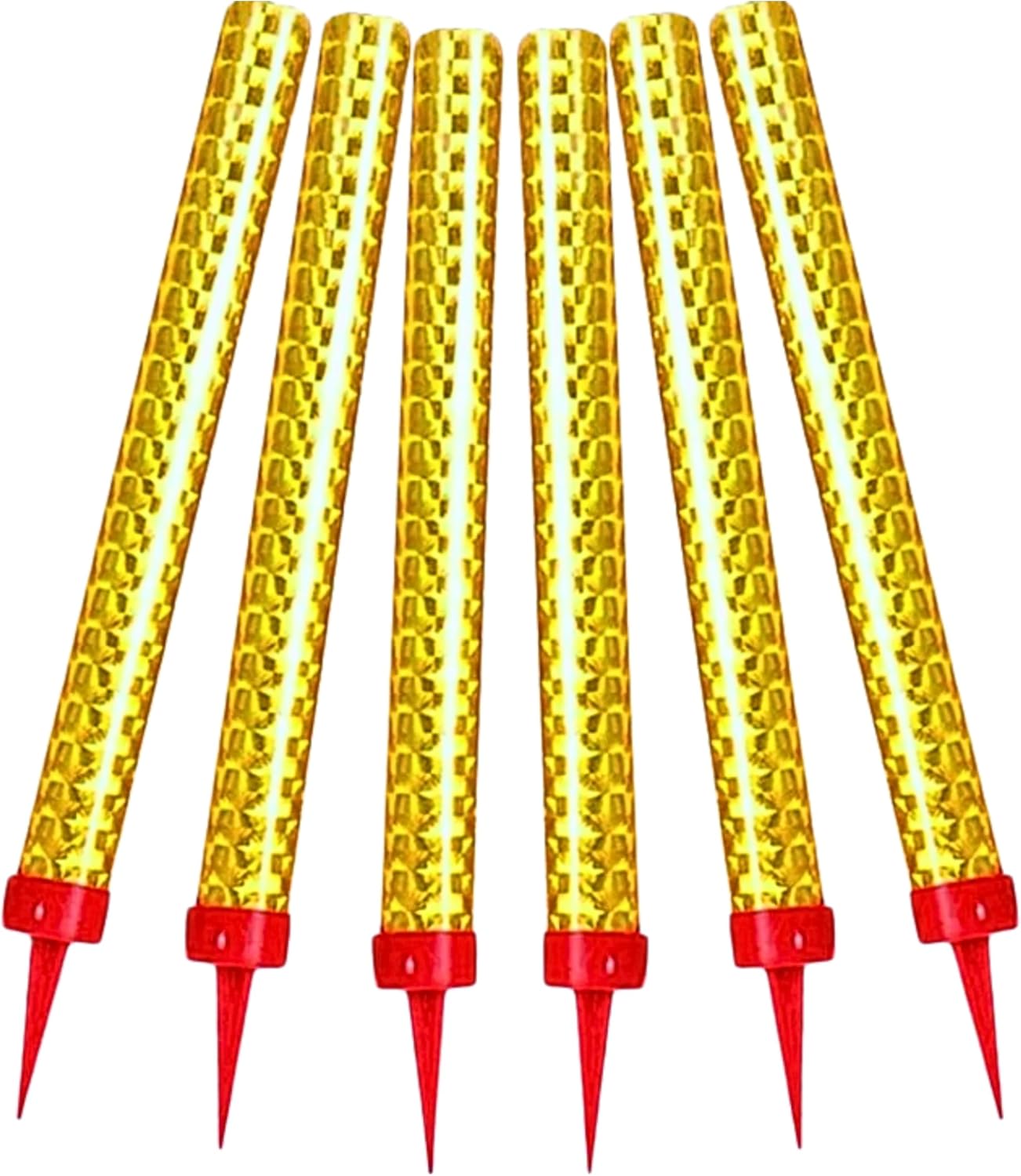 Goldedge 6PCs Gold Sparkling Candle Fountain Sparklers, 10cm, 25 ...