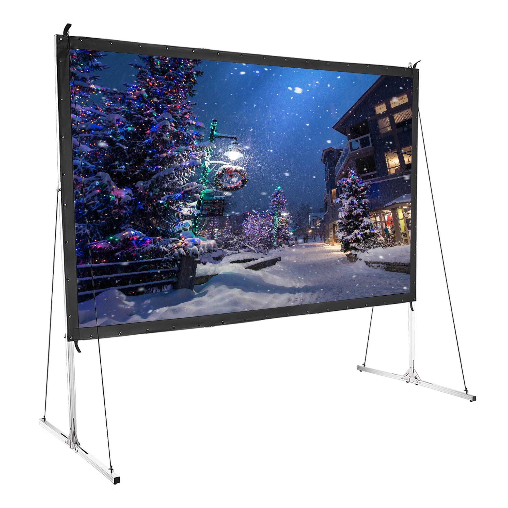 Amazon.com: Instahibit 100" Outdoor Projector Screen and Stand Portable ...