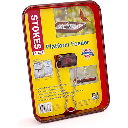 Amazon.com : Stokes Select 3 in 1 Platform Bird Feeder, 4.3 lb Capacity ...