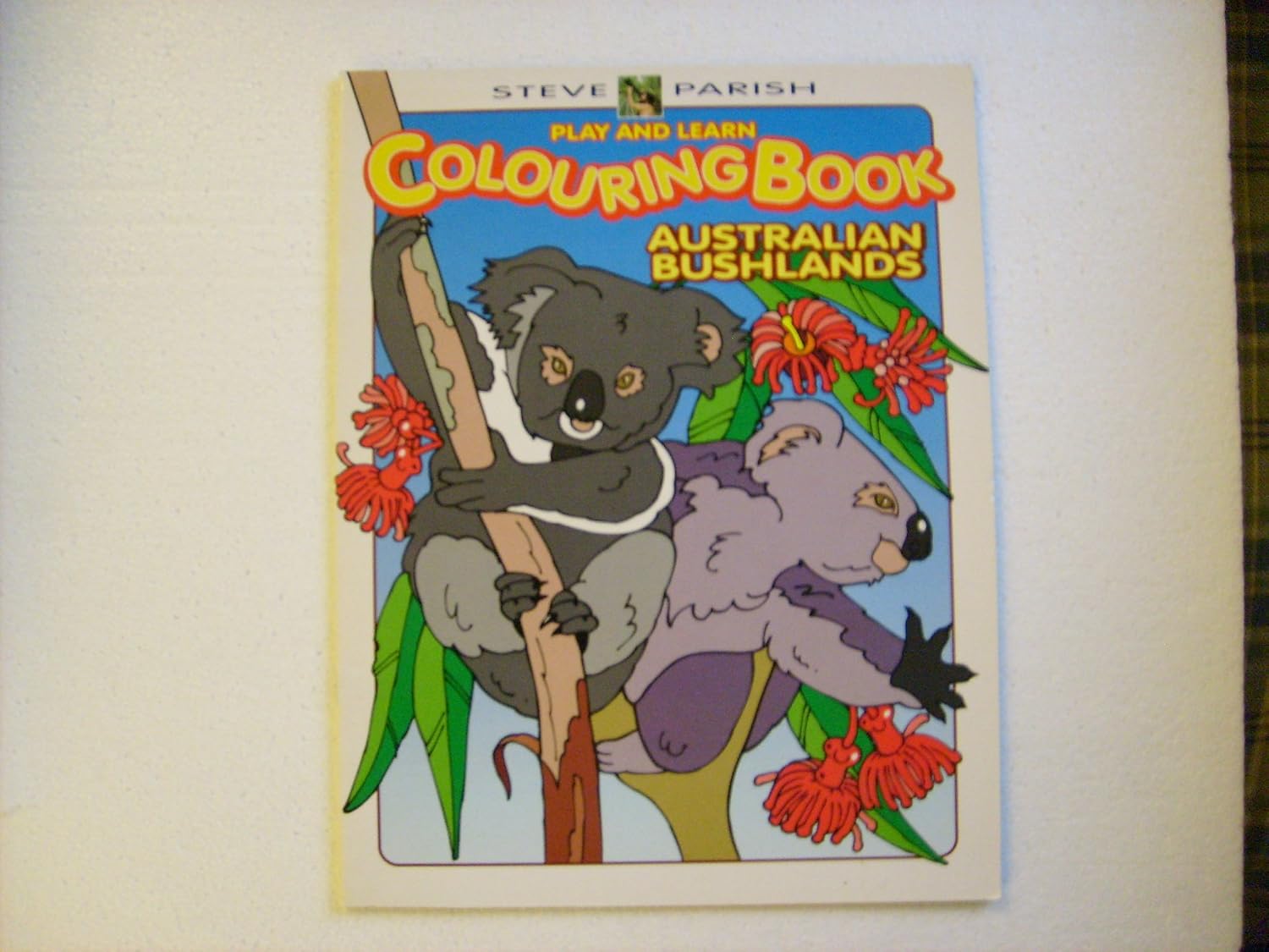 Play and Learn Colouring Book Australian Bushlands Steve Parish 1997 ...