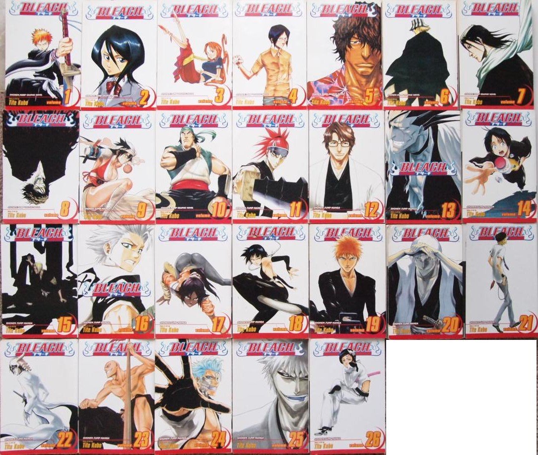Amazon.com: Bleach Manga Collection Set (Volumes 15-20): Tite Kubo: Libros