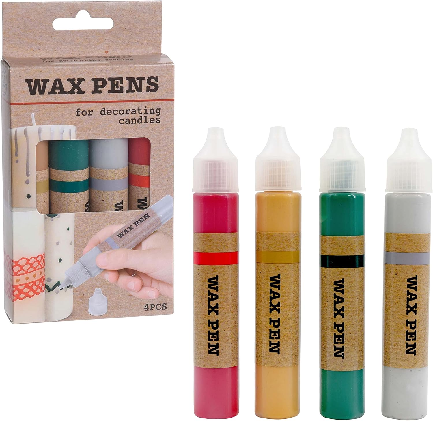 The Magic Toy Shop Wax Pens Crayons Wax Liners Candle Decorating Water ...