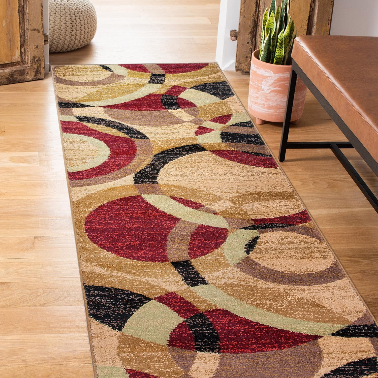 Amazon.com: Home Dynamix Tribeca Slade Modern Runner Rug, Abstract ...