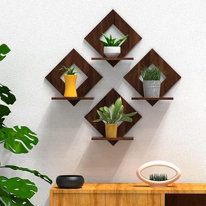 House Multipurpose Wall Mounted Shelves Decor Stands and Flower Pots ...