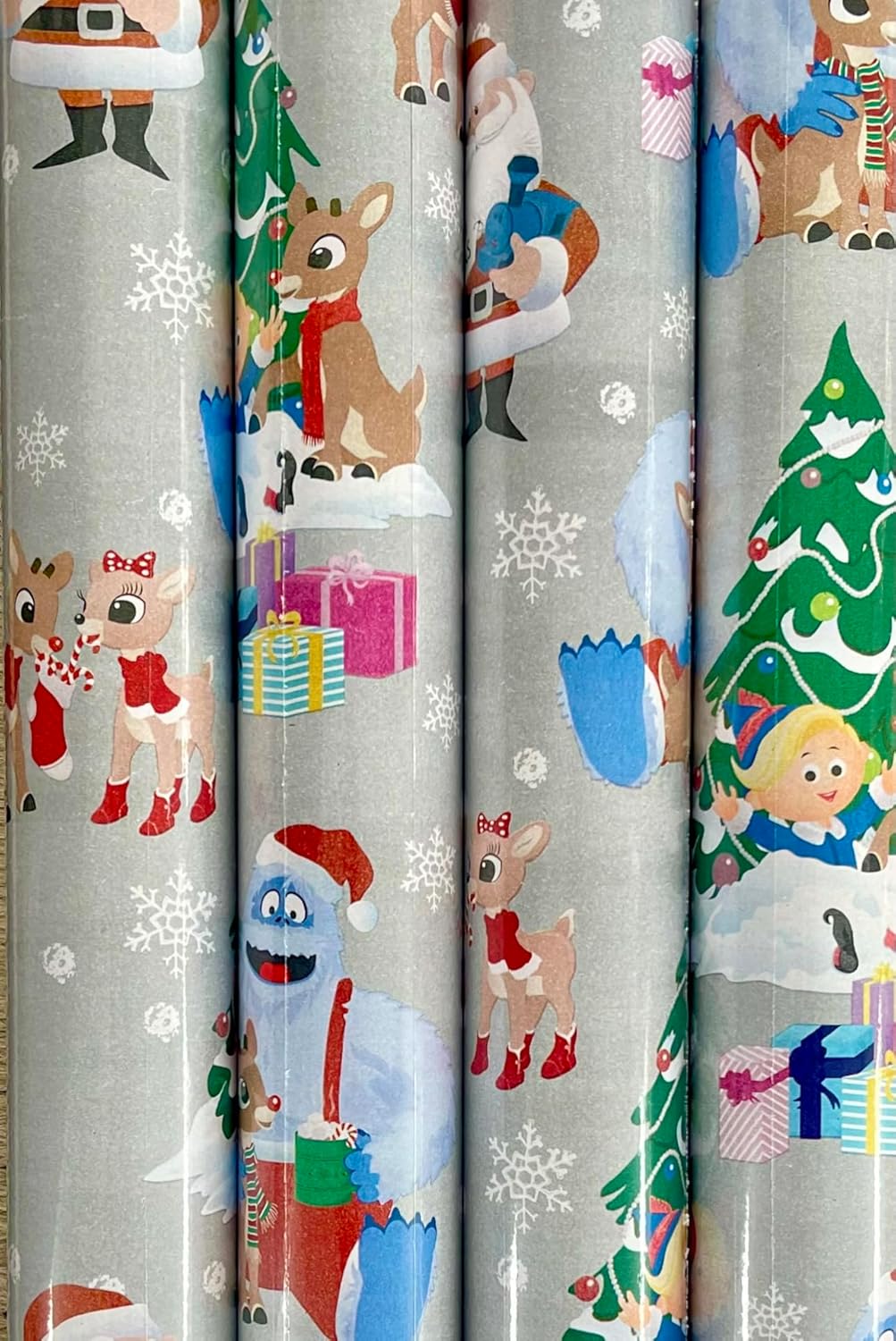 Amazon.com: Rudolph Holiday Wrapping Paper - Large 60 Sq Ft. Roll- Gift ...