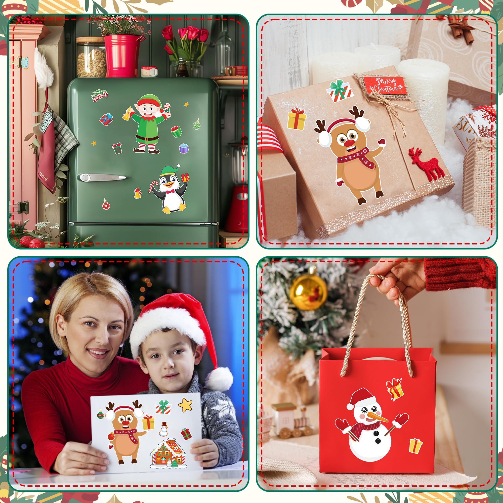 Snapklik.com : OHOME Christmas Stickers - Stocking Stuffers For Kids ...