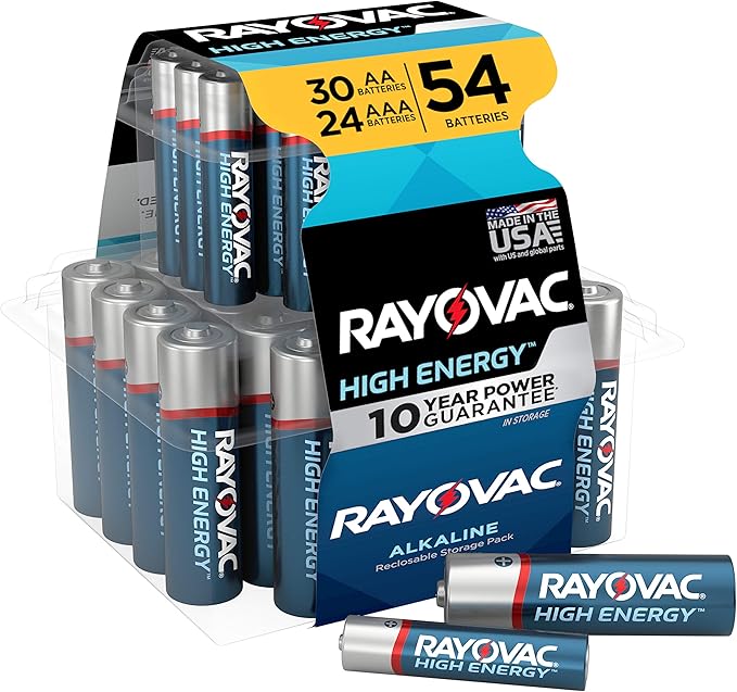 Amazon.com: Rayovac AA Batteries & AAA Batteries Combo Pack, 30 AA and ...