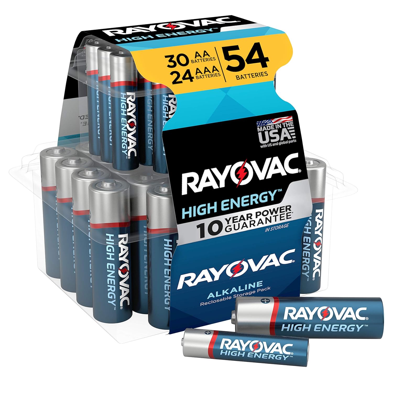 Rayovac Aa & AAA Alkaline Batteries 54 Pack : Amazon.in: Electronics