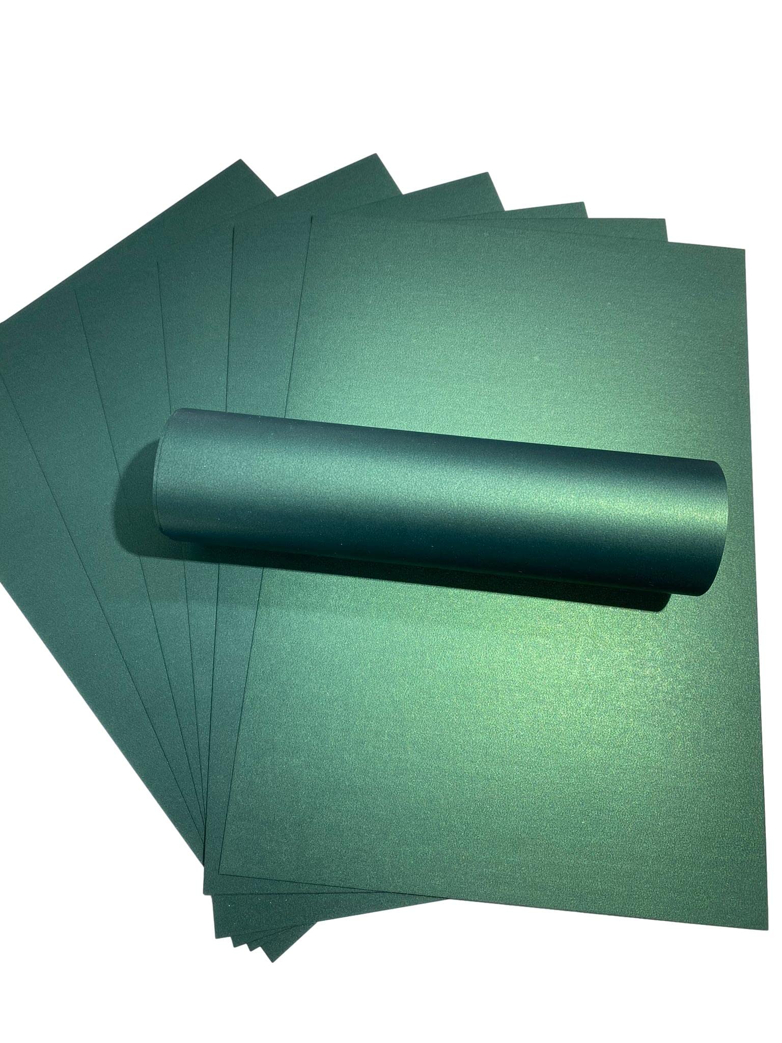 Syntego 10 Sheets Royal Coloured Pearlescent A4 Card Decorative 300gsm ...