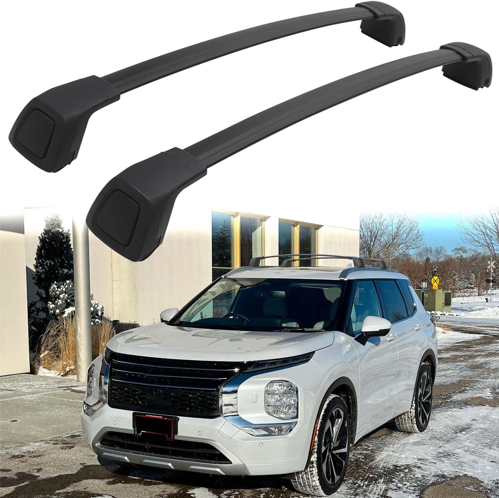 Amazon.com: EZREXPM Cross Bars Roof Rack Fit for Mitsubishi Outlander ...