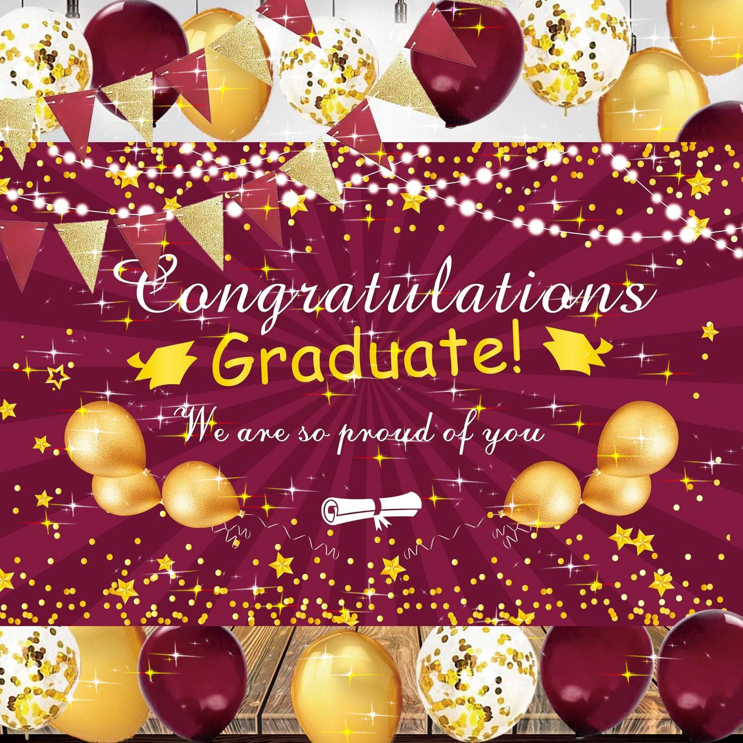 Marron And Gold Graduation Silhouette Graduation Hat Images | Free