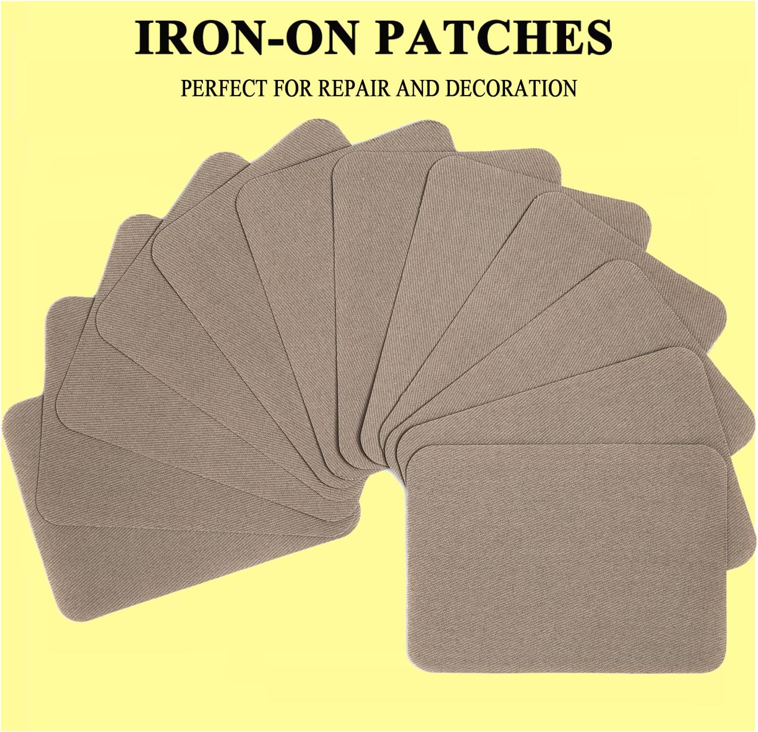 Amazon.com: Johnson & Smith Iron On Patches - 12-Piece Iron On Patch ...
