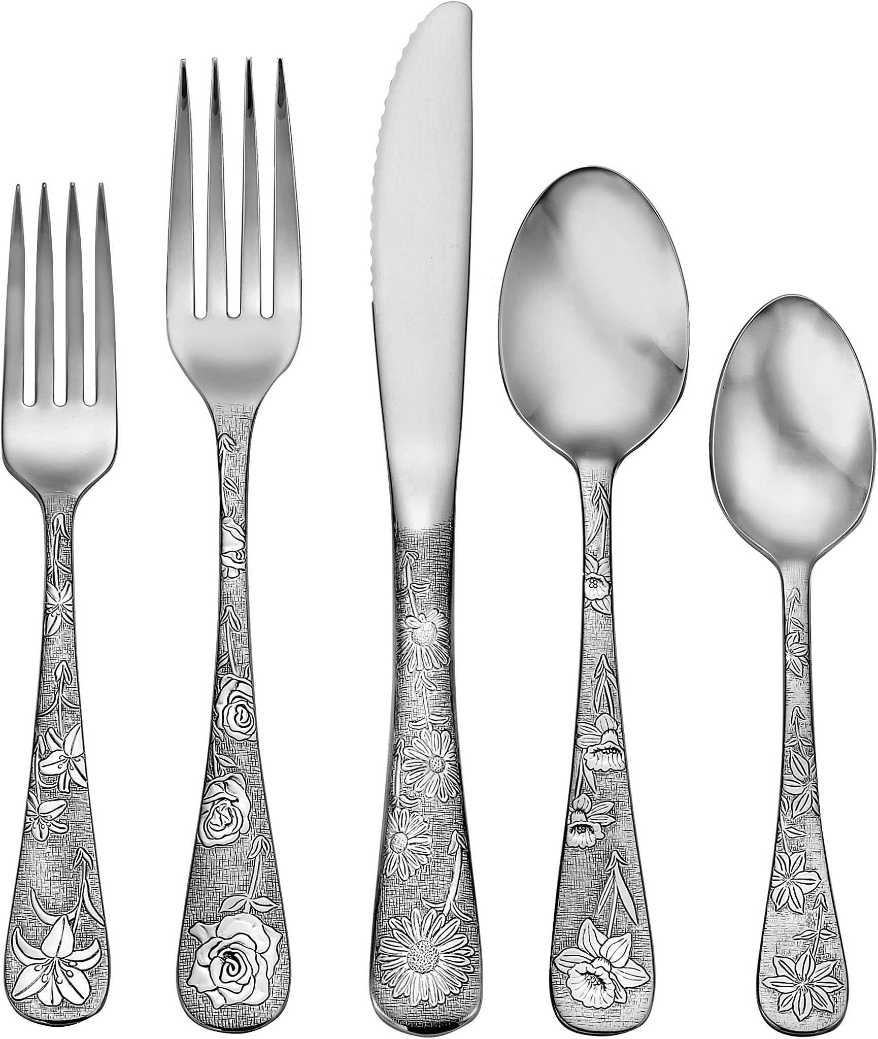 Amazon.com | Liberty Tabletop Celtic 45pc Flatware Set Service for 8 ...
